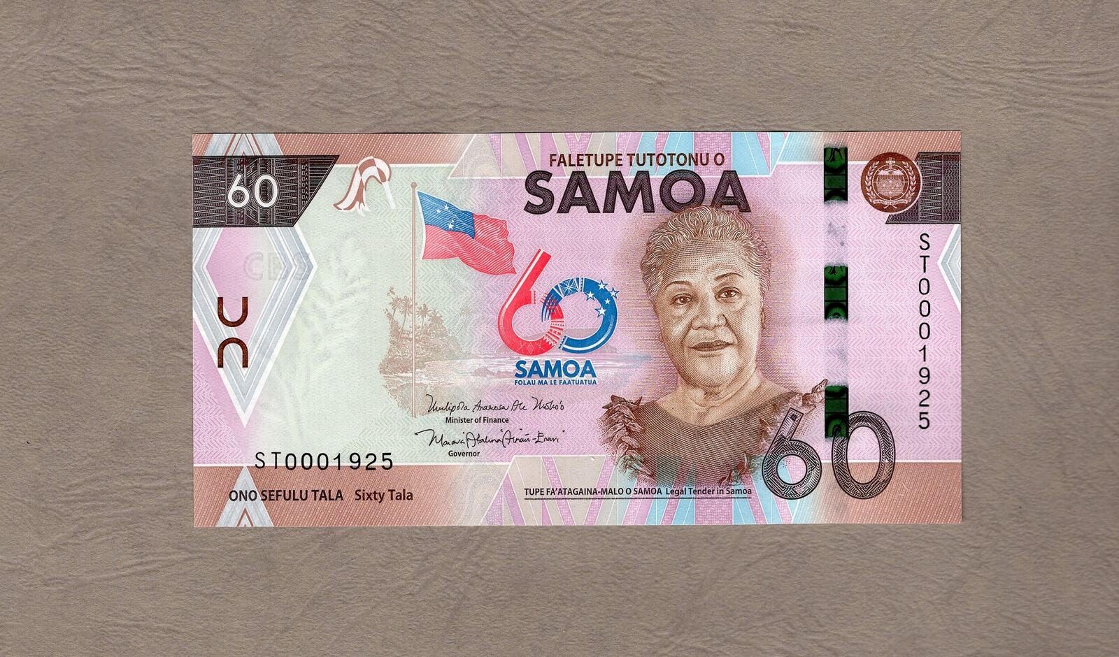 60 Tala 2023 - Porträt von Fiams Naomi Matacafa - Gedenkausgabe ...