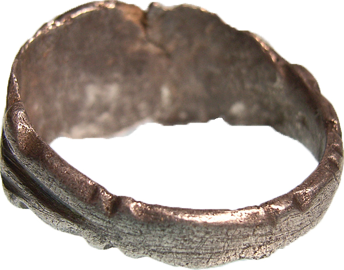 ROMAN: Museum Roman signet ring made of silver, Roman antiquity ...