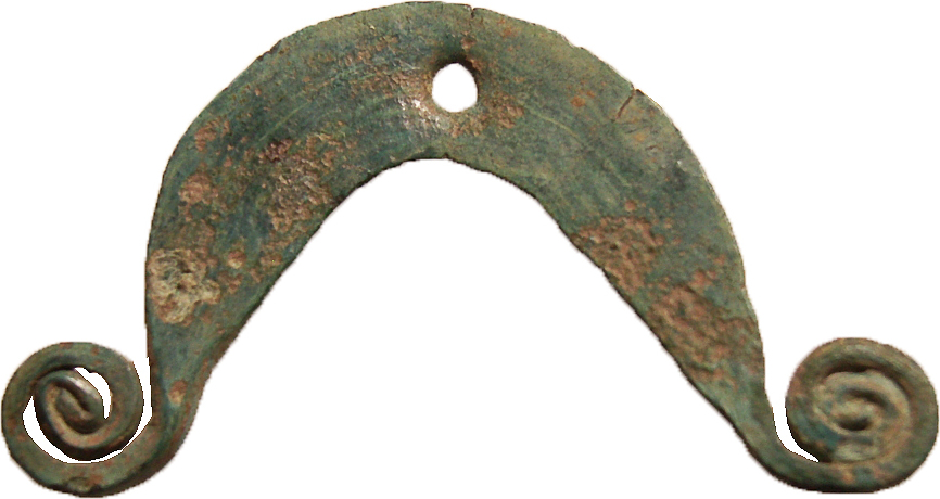 Bronze Age jewelry pendant with spirals, Bronze Age, Celtic collection ...