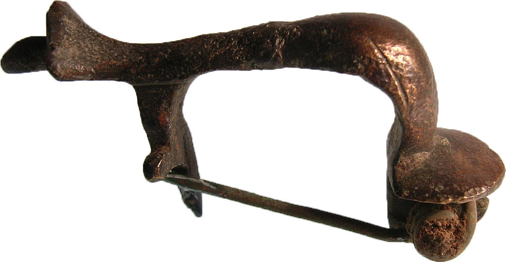 RARE: Roman badger brooch with needle, the ROMANS in Germany, RARE | MA ...