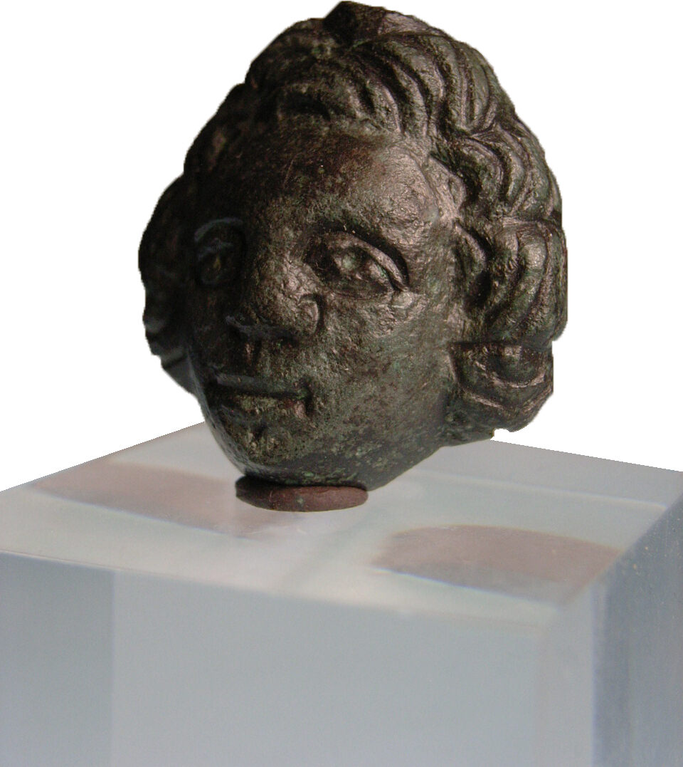 Roman: Human face / head appliqué, Roman collection - 1st-3rd cent ...