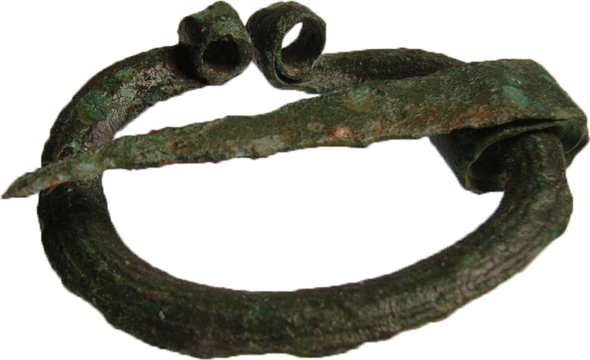 Beautiful bronze Omega fibula, VIKINGS early medieval, Crusader era ...