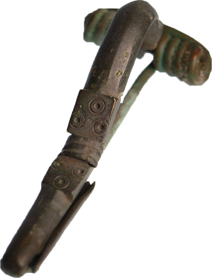 Eye decoration: Filigree, Roman bow robe fibula, ANCIENT ROMANS ...