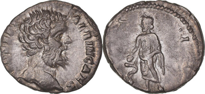 Denarius 193-195 Rome Coin, Clodius Albinus, Rome, Silver, RIC:2. EF(40 ...