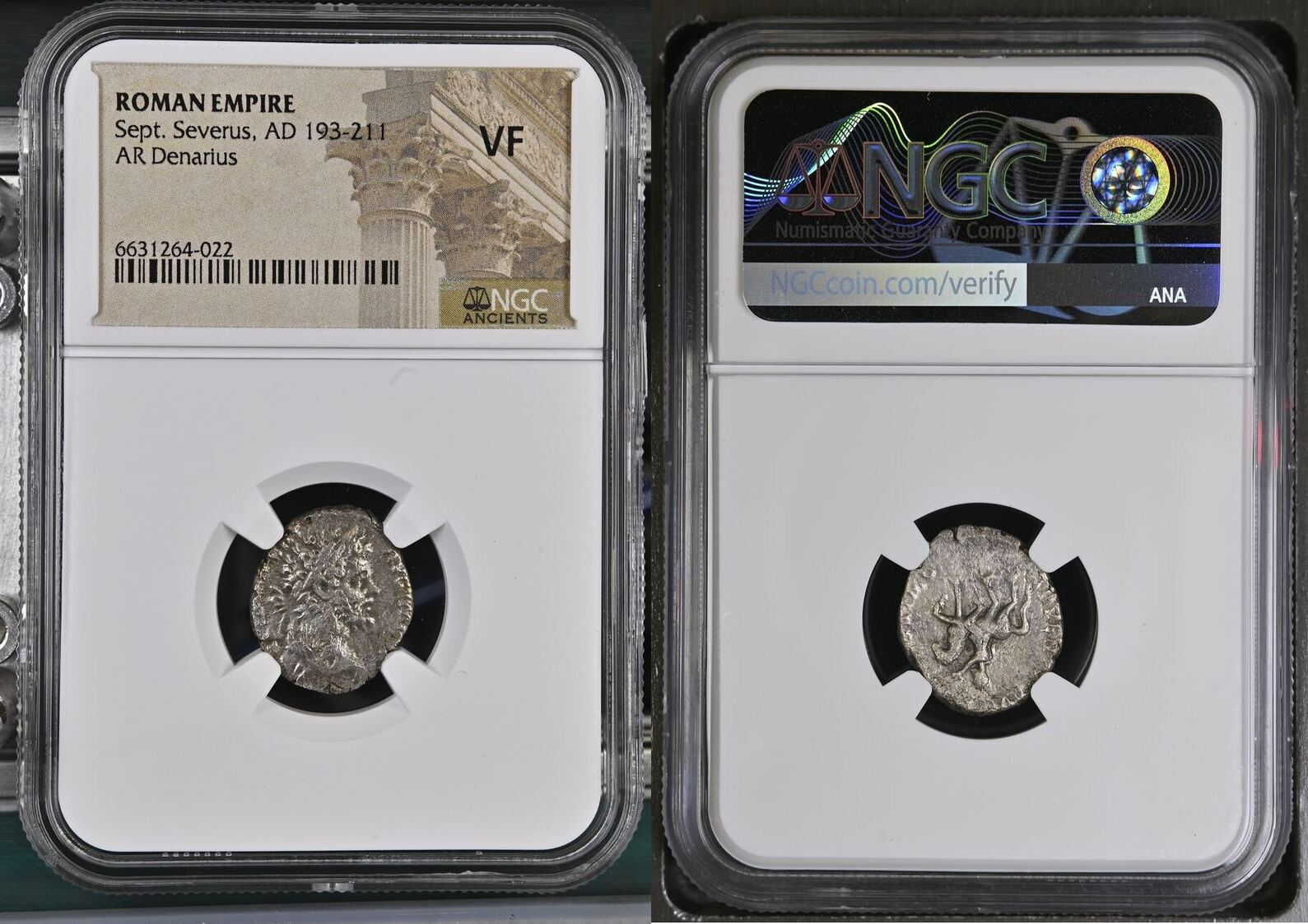 ROMAN EMPIRE - römische Kaiserzeit AR Denarius Sept. Severus, AD 193 ...