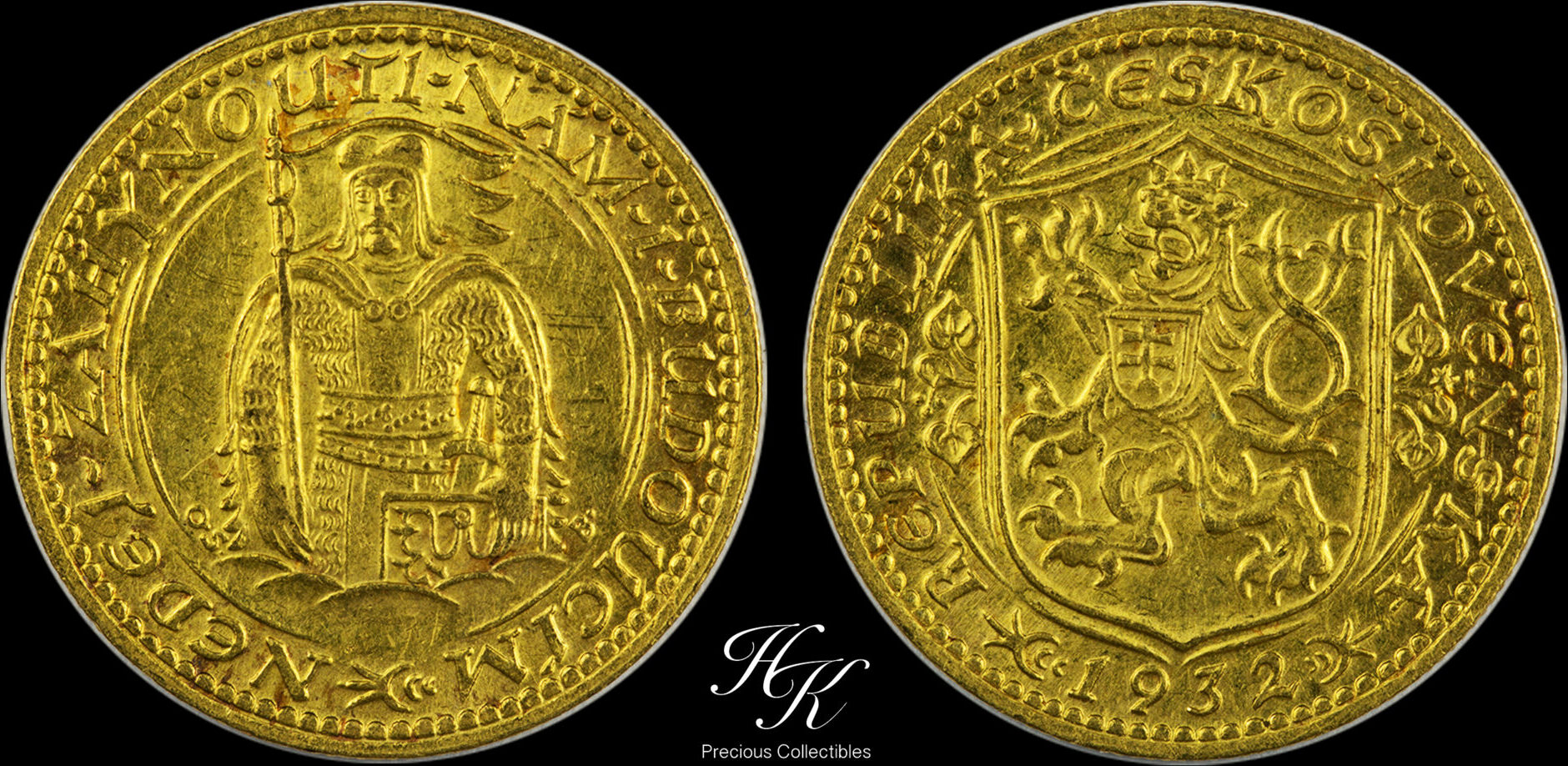 1 DUKAT Gold Dukat 1932 Czechoslovakia BU | MA-Shops