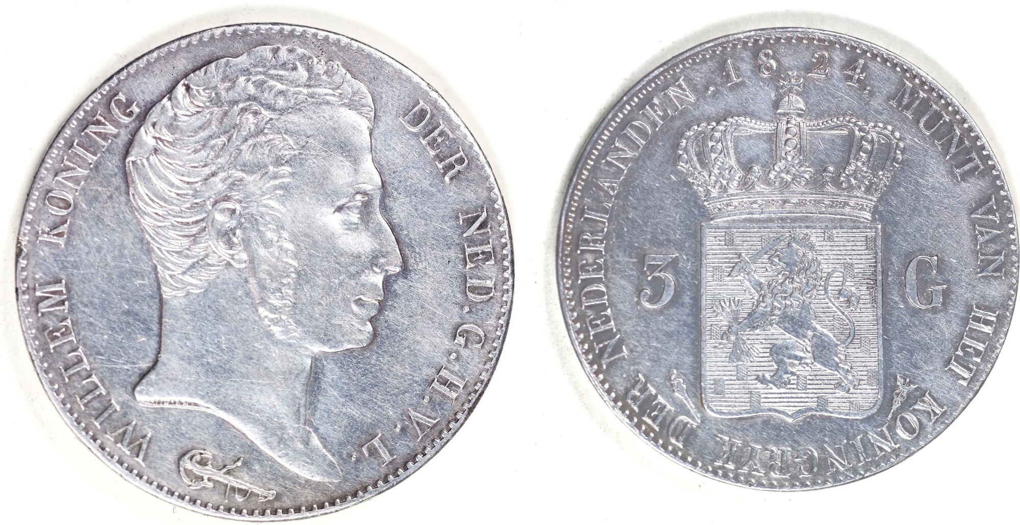 Nederland 3 Gulden 1824 PR | MA-Shops