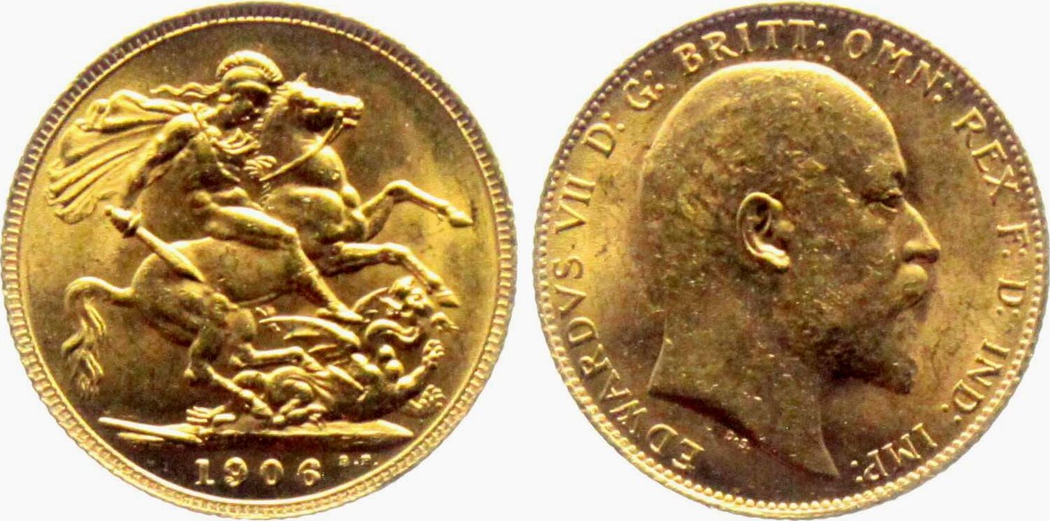 Großbritannien 1 Sovereign 1906 König Edward VII. (1901-910) UNC- | MA ...