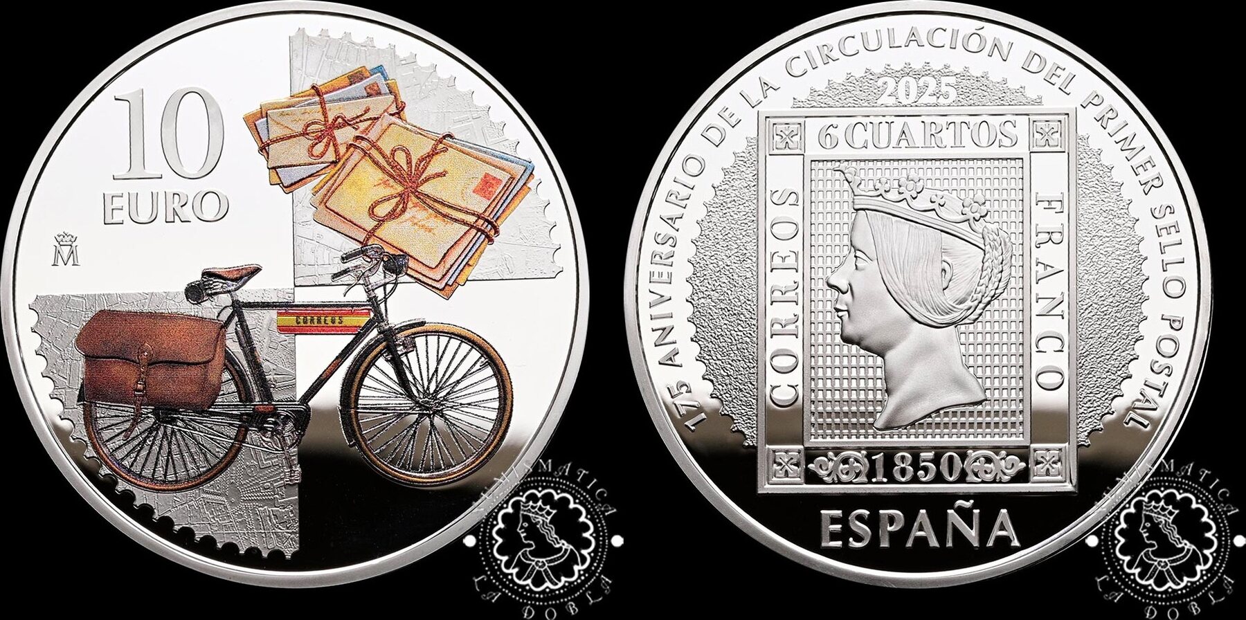 Spain 2025 10 EURO – First Spanish Stamp – Proof | MA-Shops