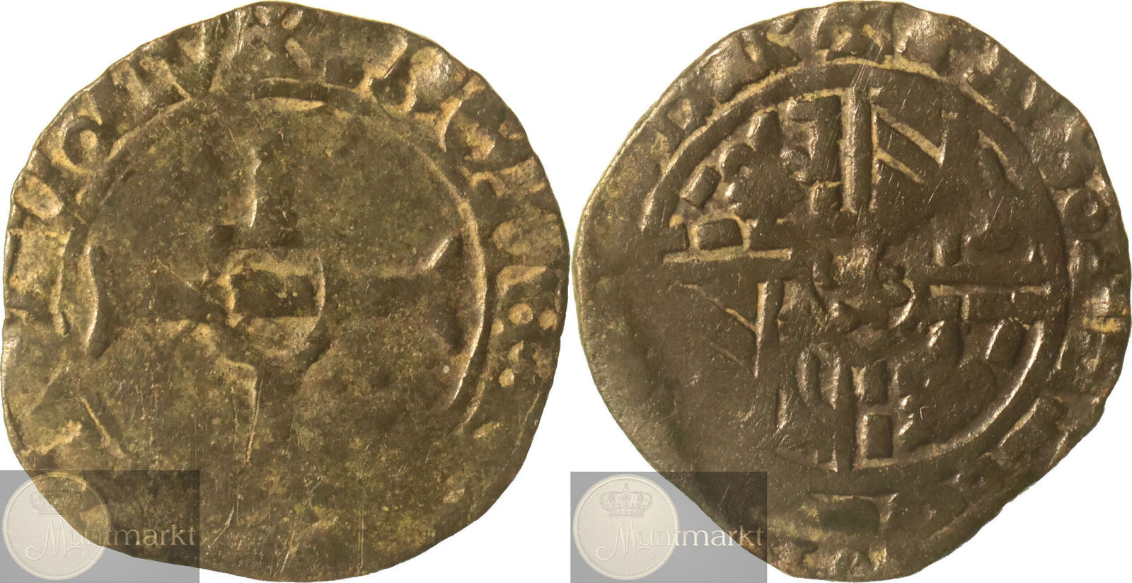 Bourgondische Nederlanden - Leuven Dubbele Brabantse Mijt z.j. (1466 ...