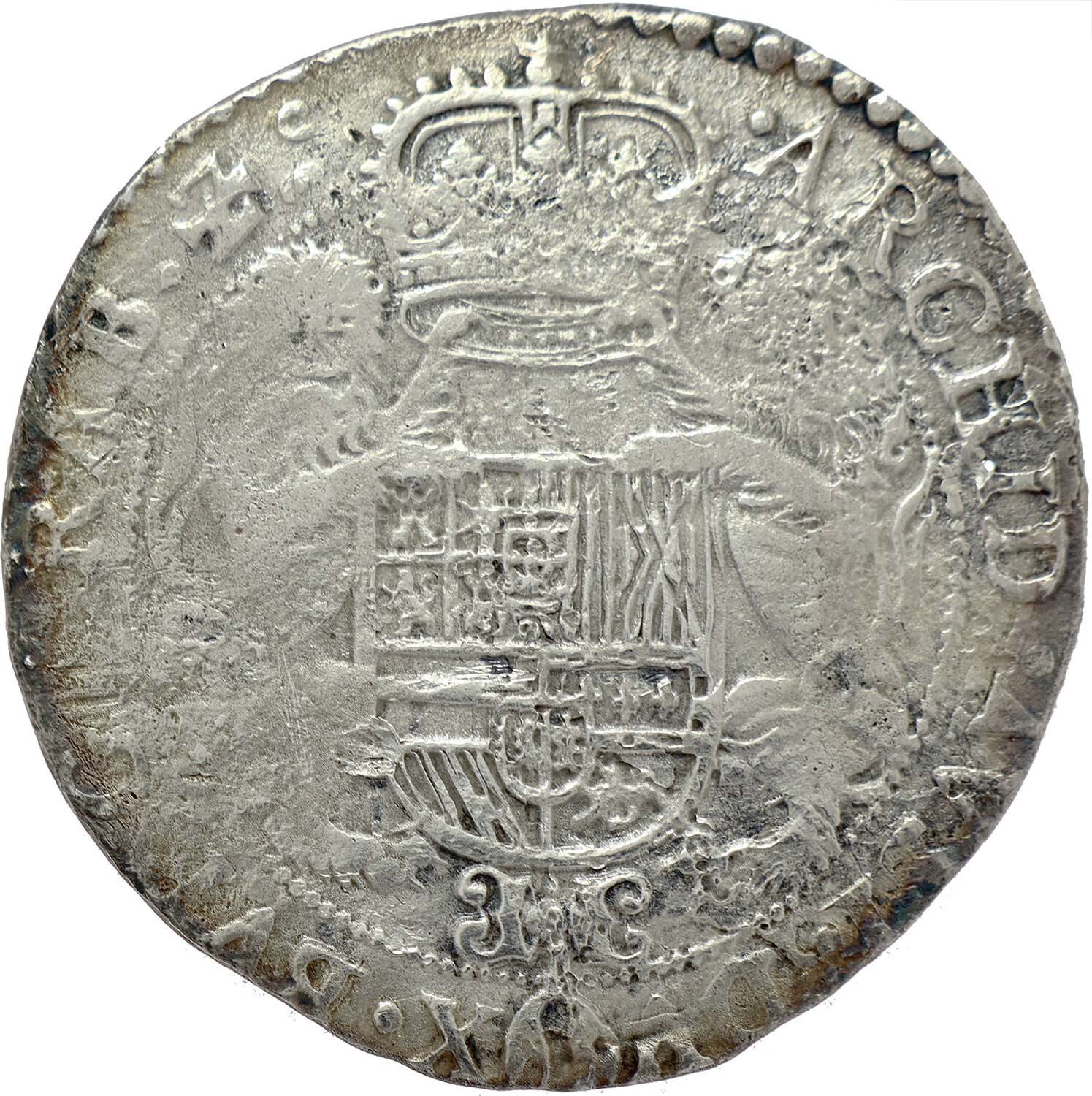 SPANISH NETHERLANDS ½ Ducaton 1635 Duchy of Brabant (Antwerp) - Philip ...