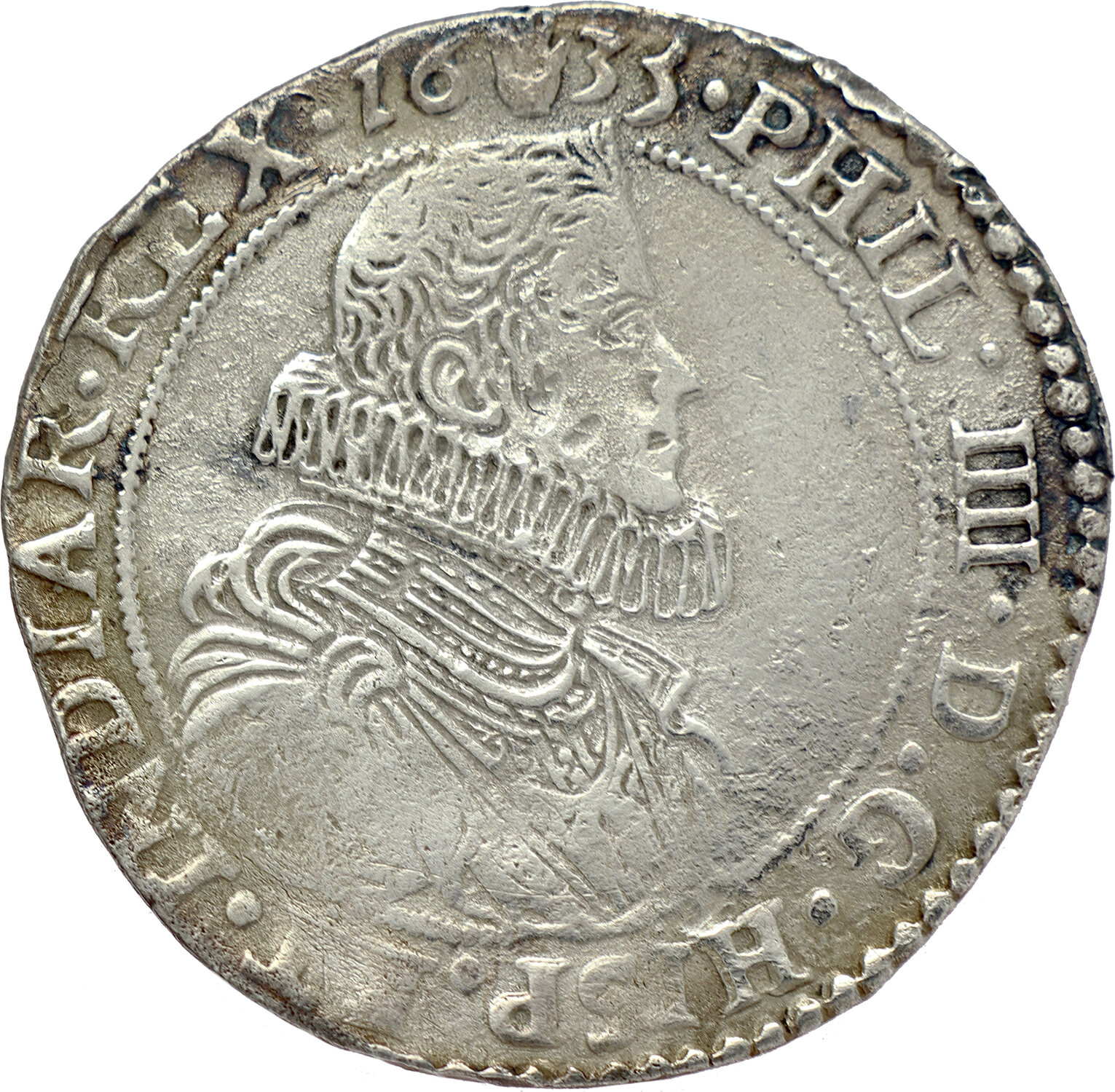SPANISH NETHERLANDS ½ Ducaton 1635 Duchy of Brabant (Antwerp) - Philip ...