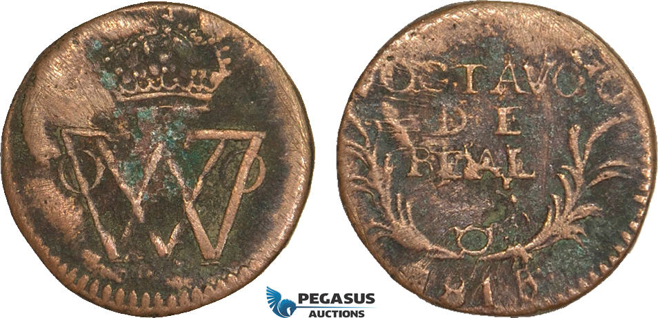 Mexico 1/8 Real (Octavo) 1818 Durango | MA-Shops