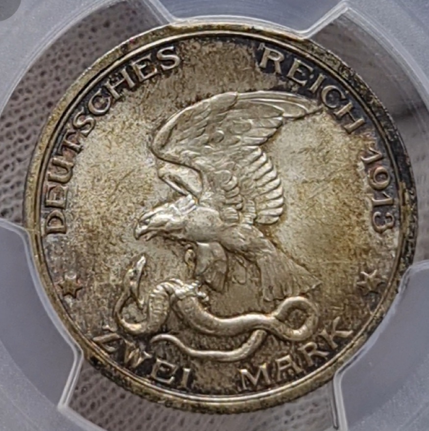 Germany Deutschland Preußen Prussia 2 Mark 1913 100 Jahre ...