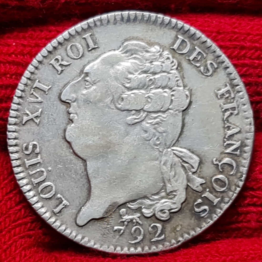 Frankreich France Ecu de 6 Livres Constitutionnel 1792 Constitution ...