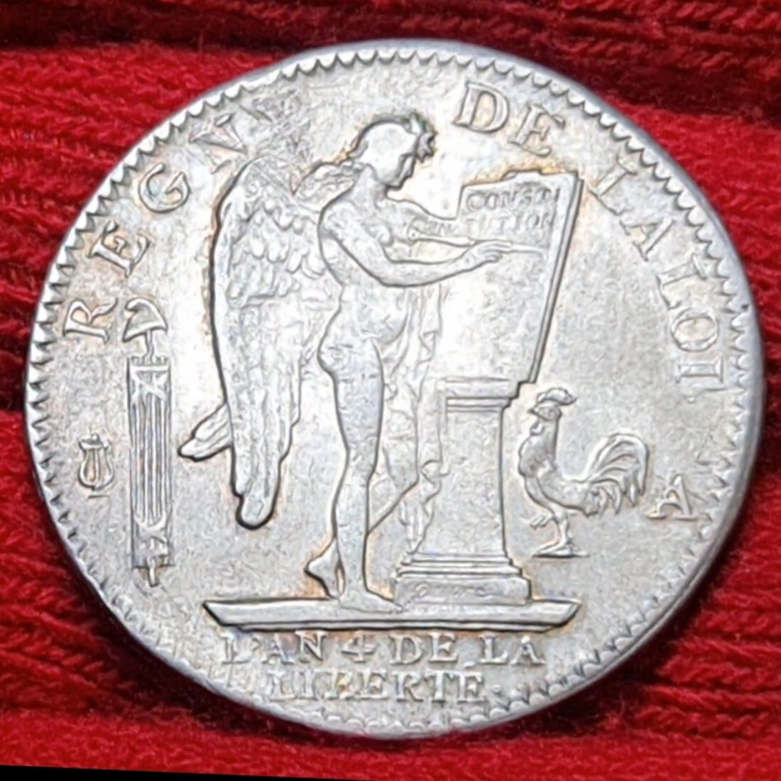 Frankreich France Ecu de 6 Livres Constitutionnel 1792 Constitution ...