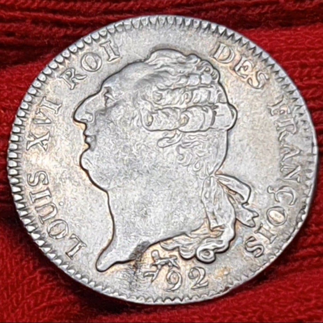 Frankreich France Ecu de 6 Livres Constitutionnel 1792 Constitution ...