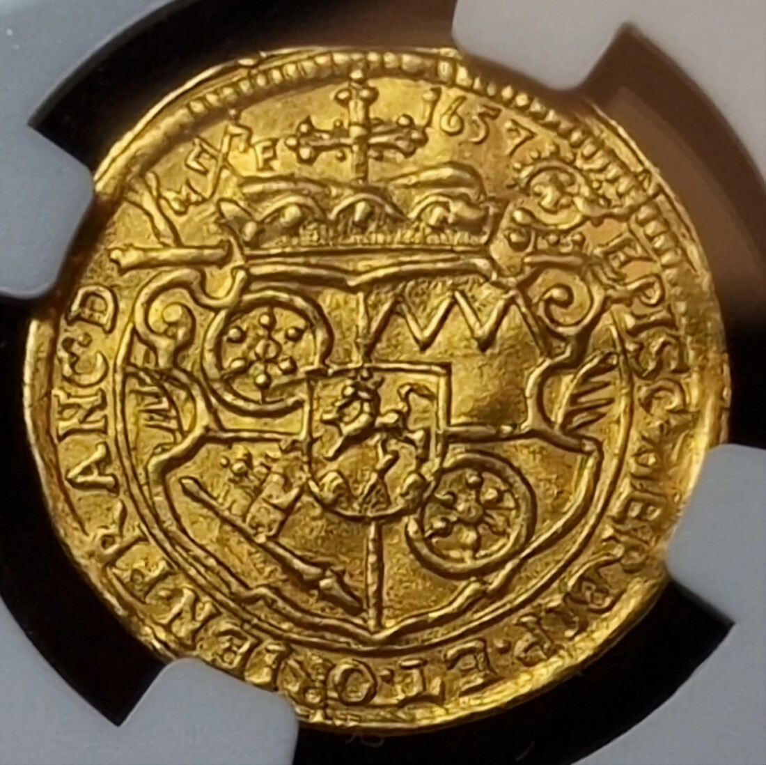 Mainz Germany Deutschland Ducat Dukat 1657 MF Johann Philipp von ...