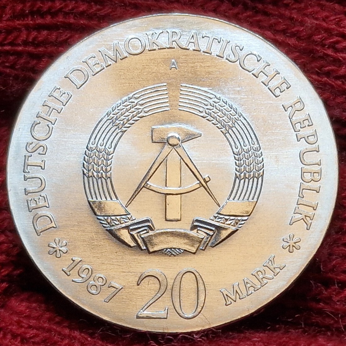 Deutsche Demokratische Republik DDR 20 Mark Gedenkmünze 1987 A 750 ...