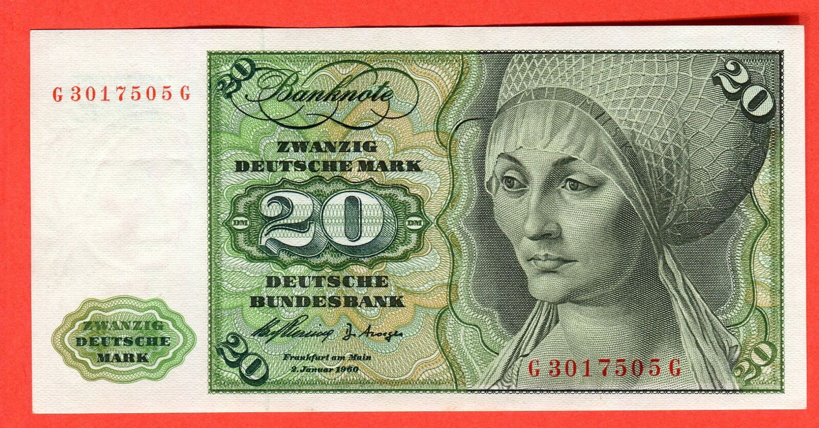 Western Germany FRG Bundesrepublik Deutschland 20 DM Deutsche Mark ...