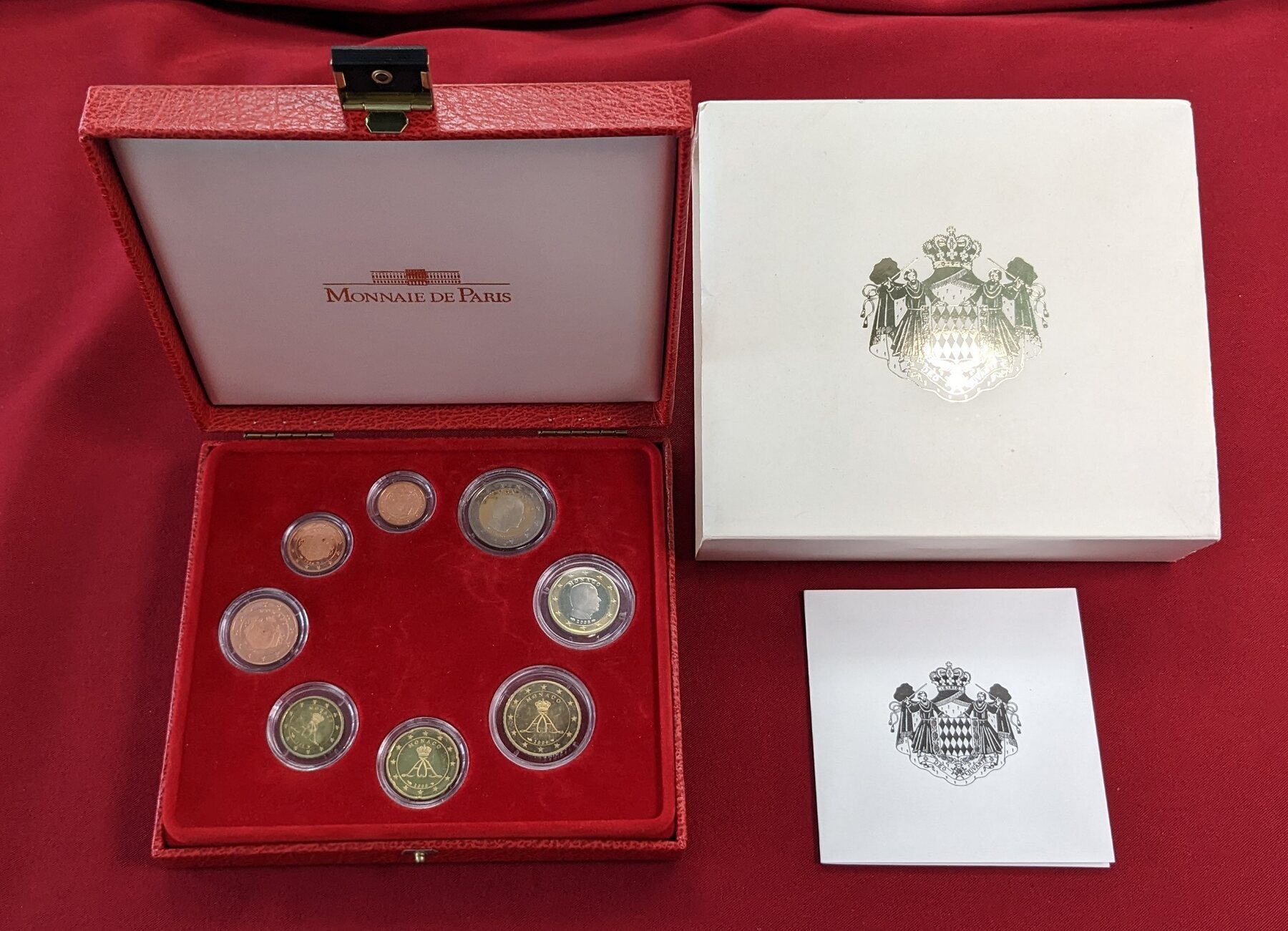 Monaco 3,88 Euro PP 2006 Kursmünzensatz Proof with carton, box & coa ...