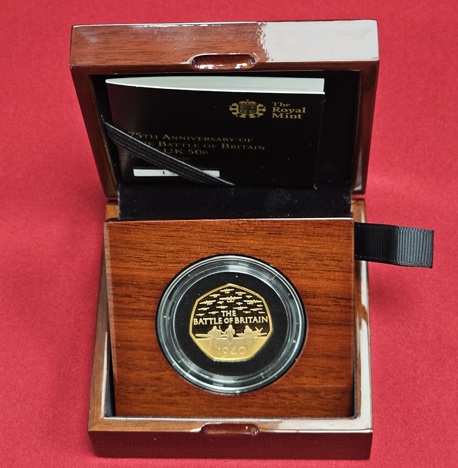 England Großbritannien United Kingdom 50 Pence Gold 2015 75th ...