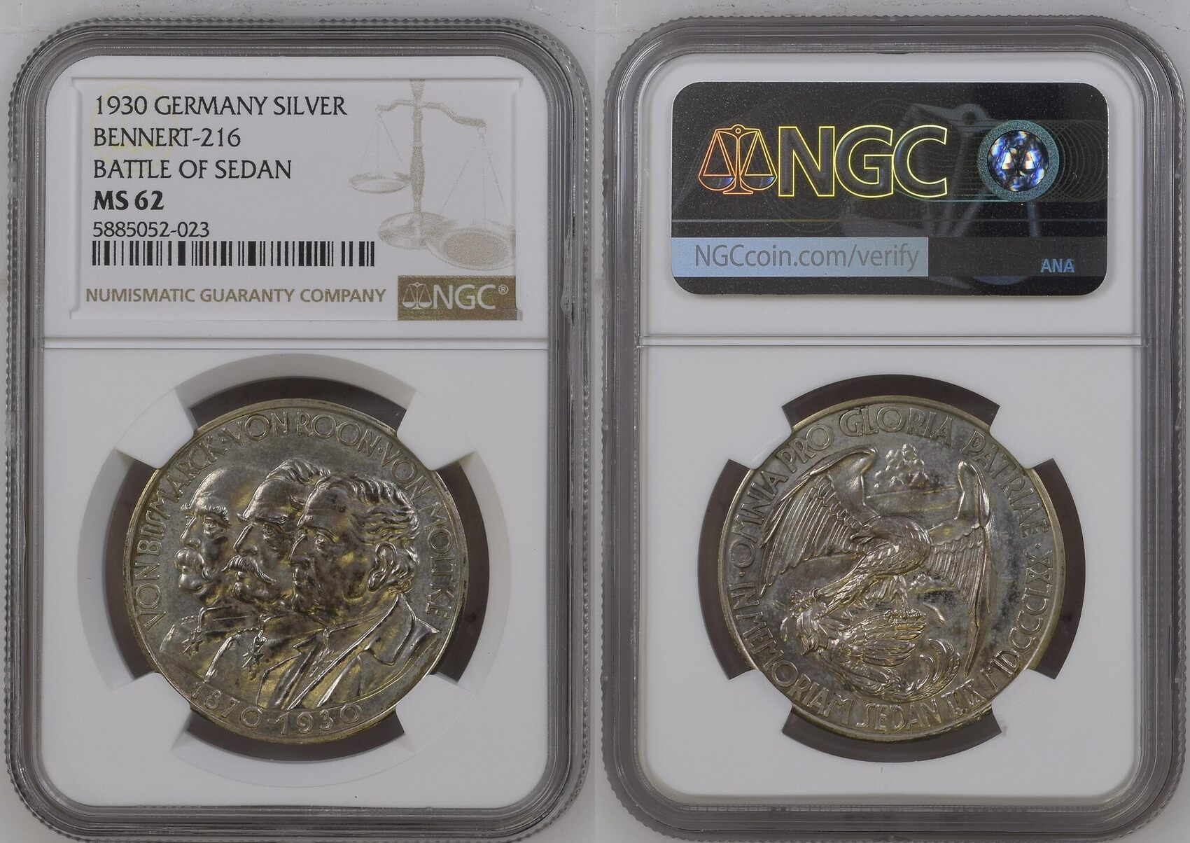 Deutschland Weimarer Republik Germany SILVER Silbermedaille 1930 60 ...