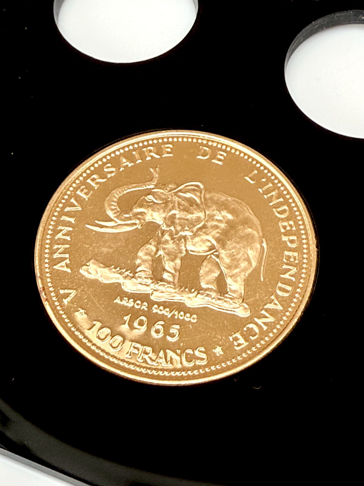 Kongo Francs Congo – 1965 – 5th Anniversary of Independence – 5 Proof ...