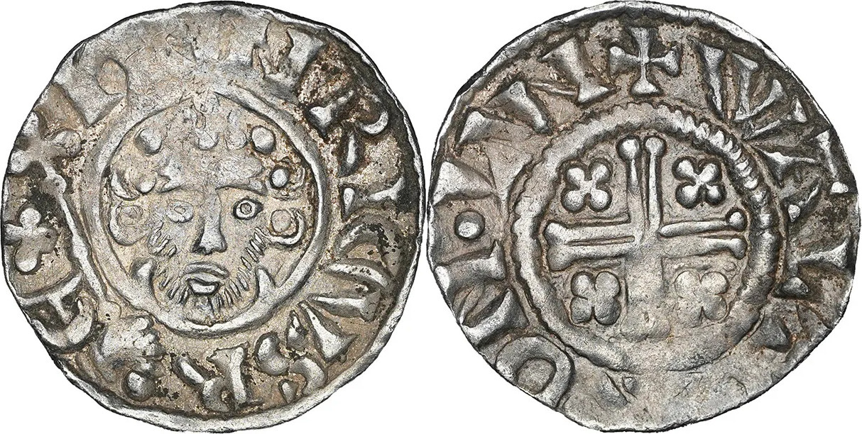 England 1210 – 1213 AD. John I “Lackland” AR Penny – WALTER ON LVN VF ...