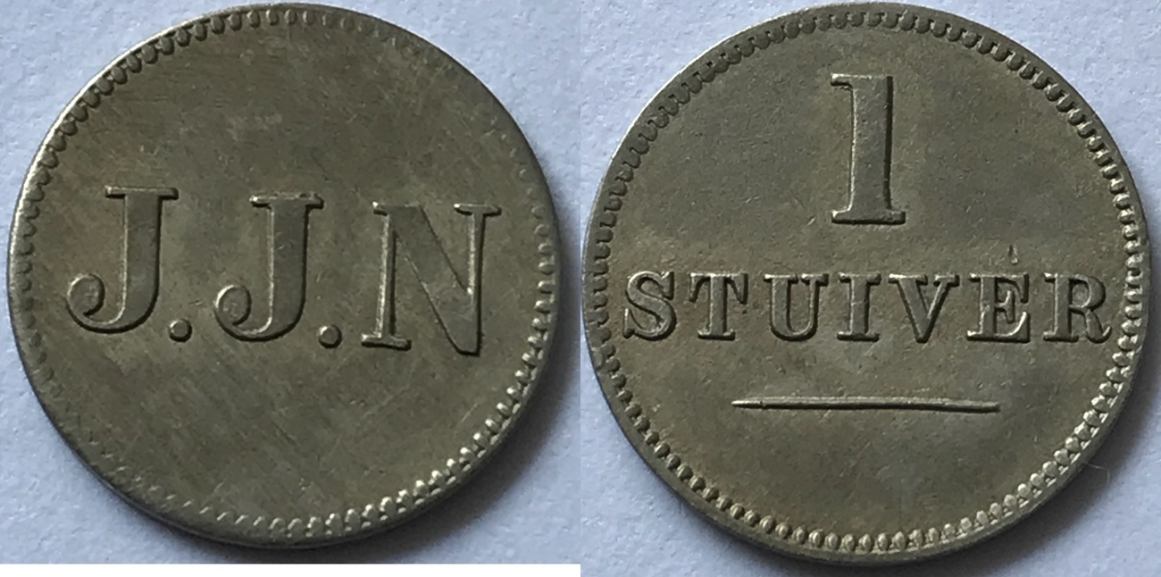 Curacao Particuliere stuiver +/- 1880 PR | MA-Shops