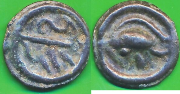 Kelten Potin ca. 50 v.Chr. Bellovaker, Nordgallien, Nordfrankreich ...