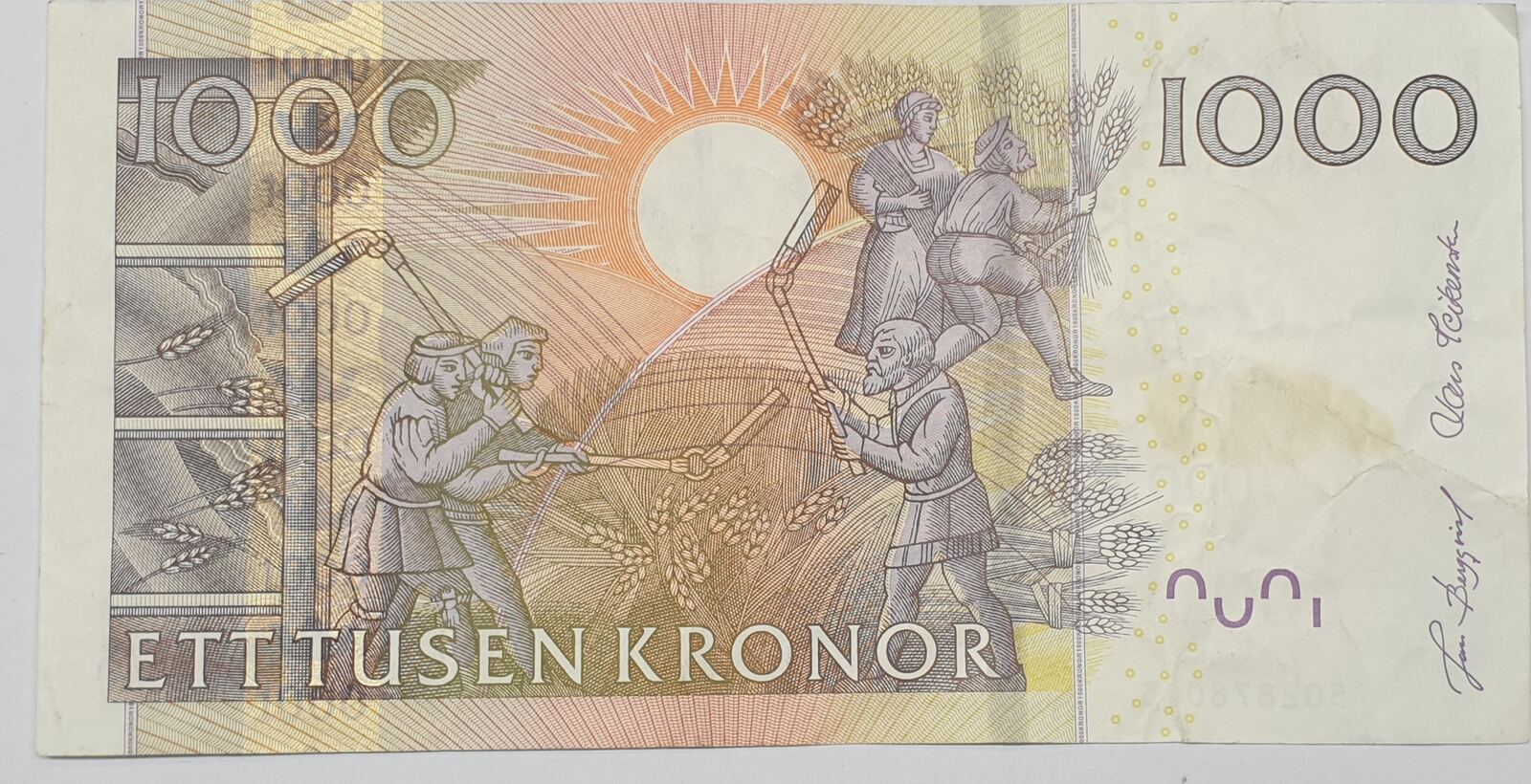 Schweden 1000 Kronor (2005) Geldschein Banknote SWEDEN ETT TUSEN KRONEN ...