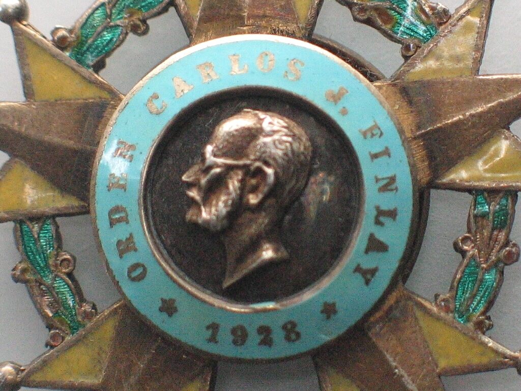 Kuba - Orden und Abzeichen CUBA. Carlos J. Finlay Fifth Class Knight ...