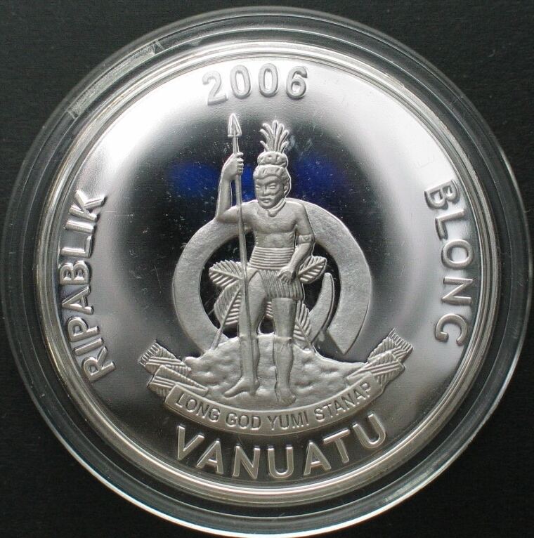 VANUATU 5 x 10 Vatu 2006 BUTTERFLIES colored Proof | MA-Shops