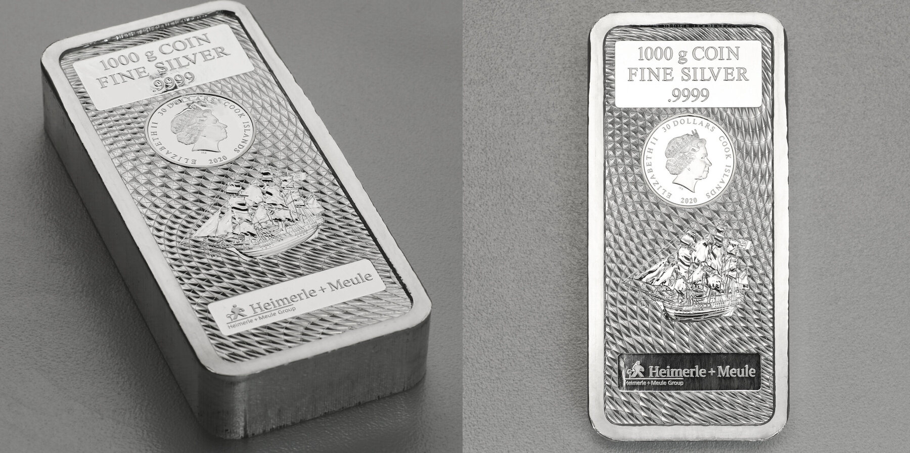 Cook Islands 30 Dollar 2020 Bounty New Generation Silverbar Coinsbar ...