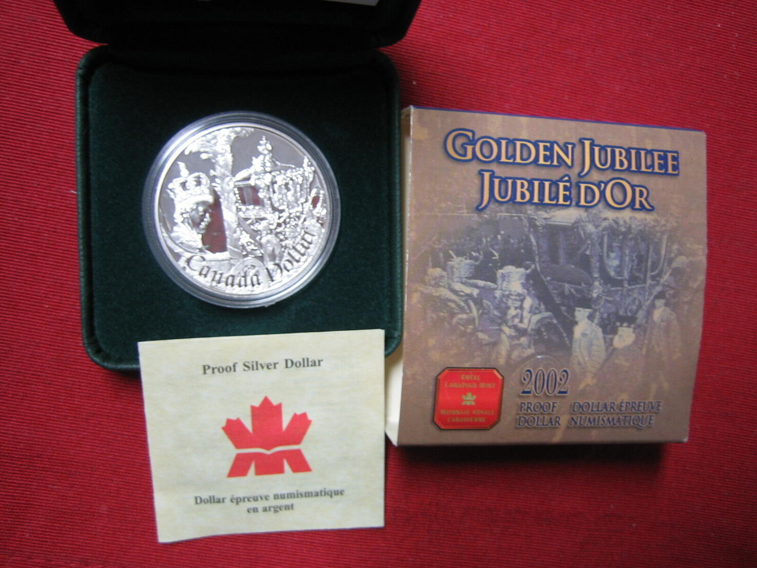 Canada 1 Dollar 2002 Golden Jubilee Silber Proof | MA-Shops