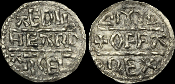ENGLISH HAMMERED Coin 3-5 - AETHELHEARD ACHIB., and OFFA, King of ...